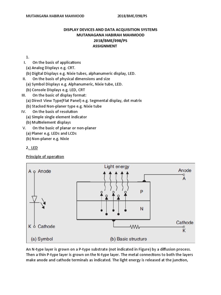 An In-Depth Look at Display Devices, Data Acquisition Systems, and ...