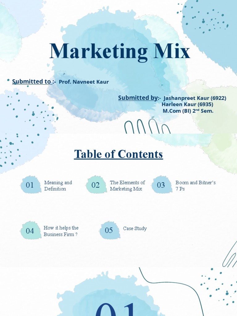 Marketing Mix | PDF