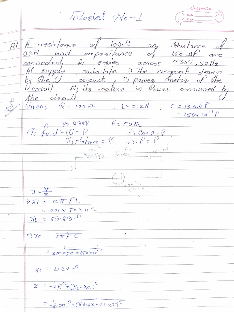 Tutorial - No - 1. Jul 31, 2020 | PDF