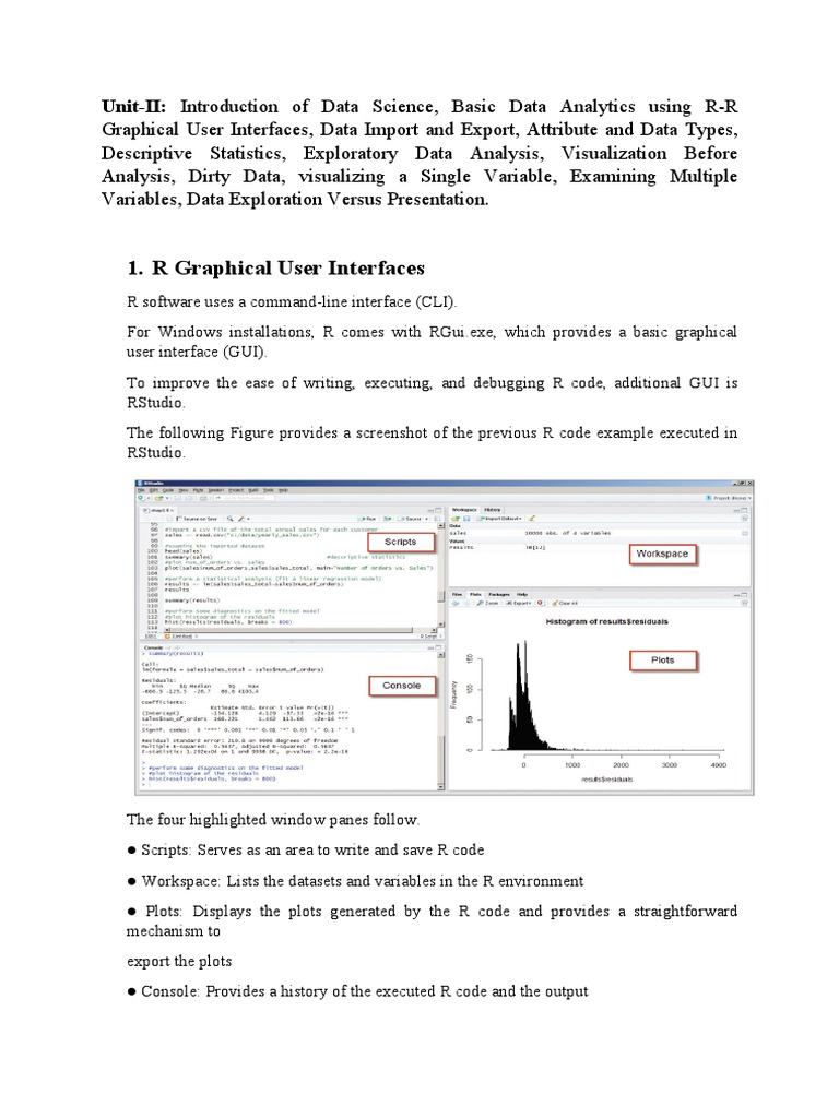 Introduction to Data Science and Basic Data Analytics using R | PDF