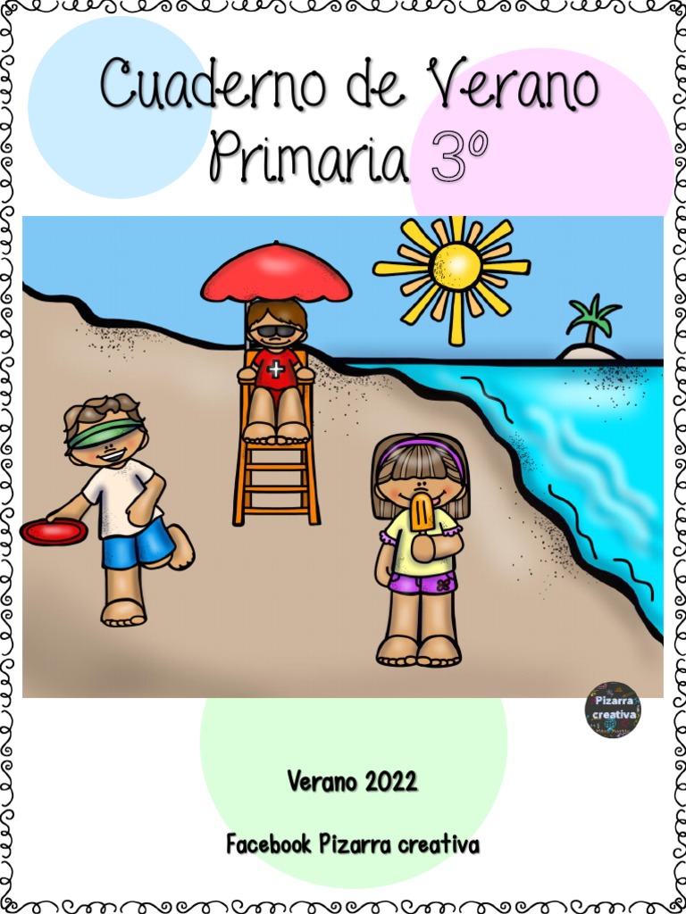 Cuaderno de Verano 3° Grado | PDF | Imán | Luna