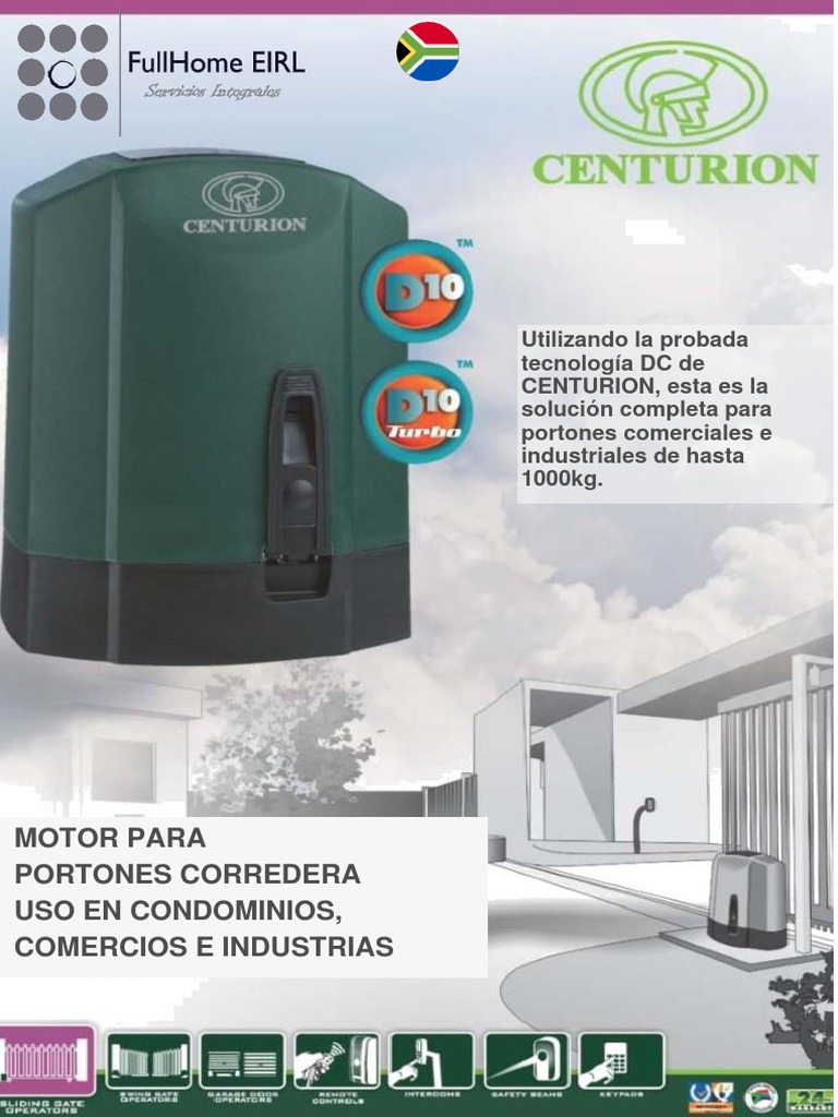 Ficha Tecnica Centurion D10 | PDF | Ingenieria Eléctrica