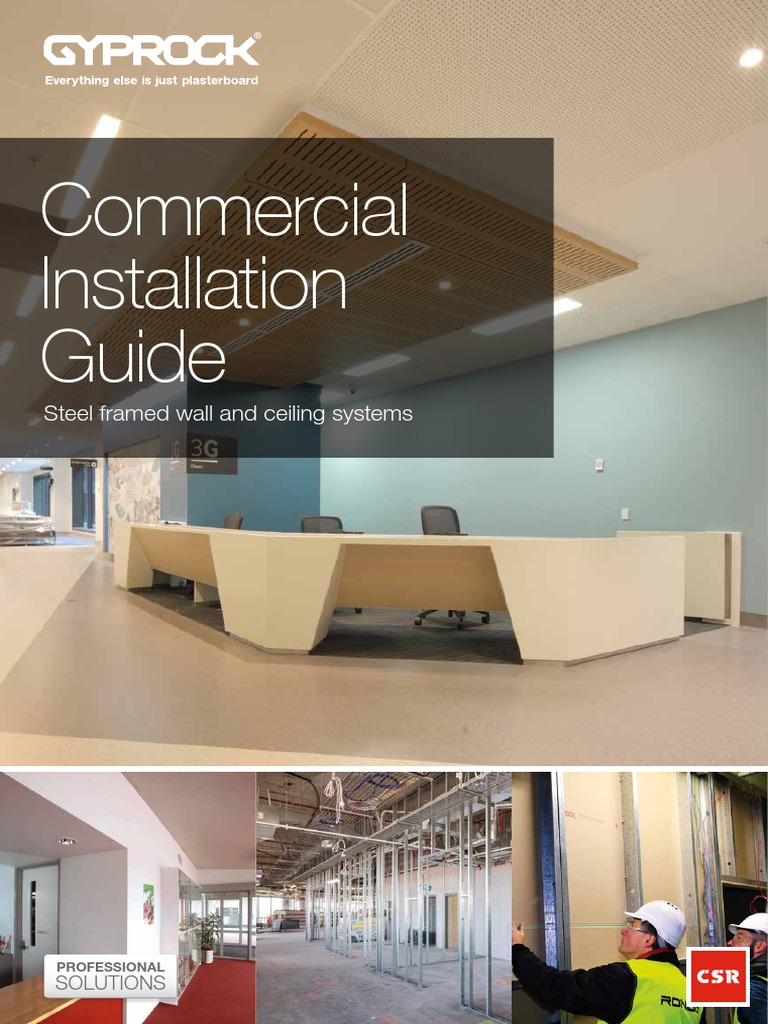 Gyprock-548-Commercial Installation Guide 201809 | PDF