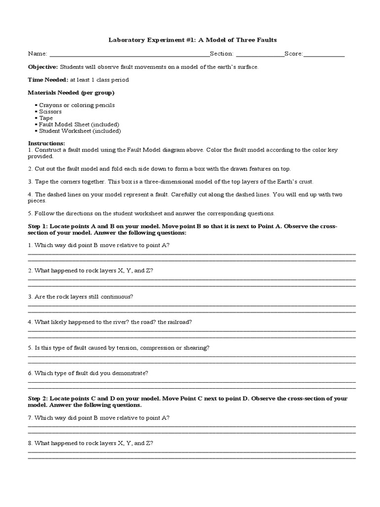 Performance Task 1 - Fault Model | PDF