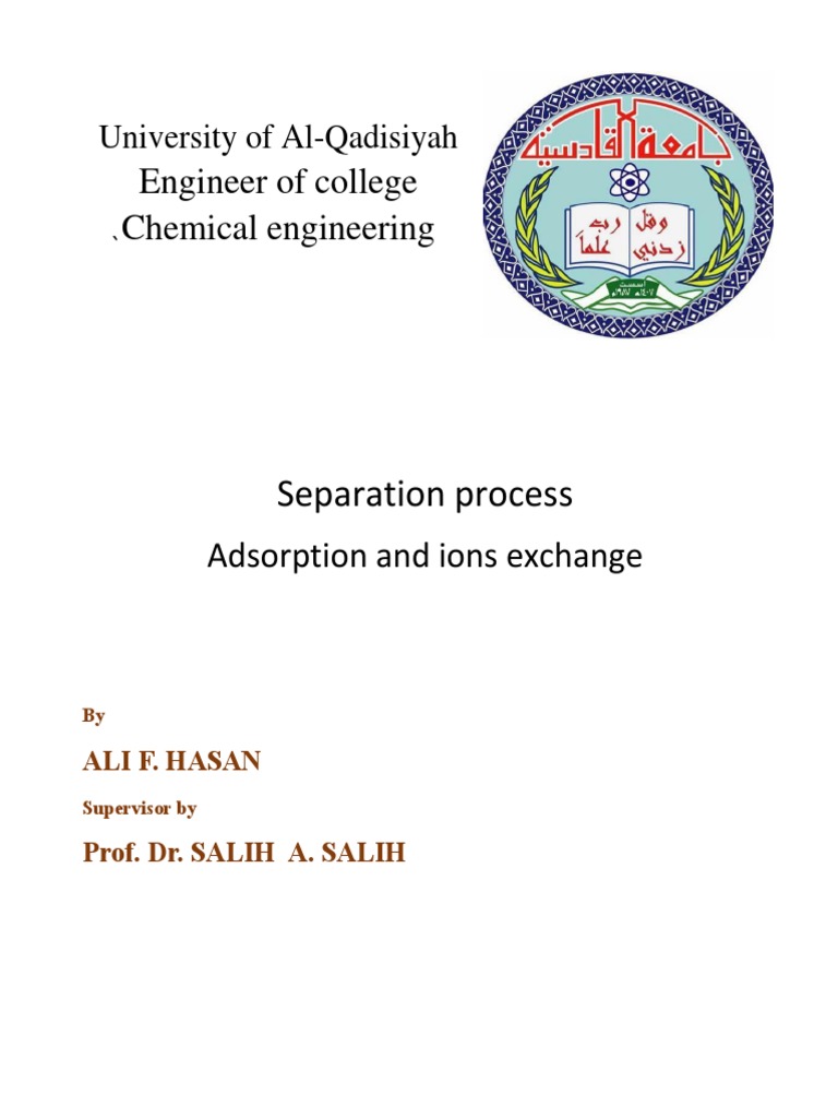 Adorption Separation Process | PDF | Adsorption | Chromatography