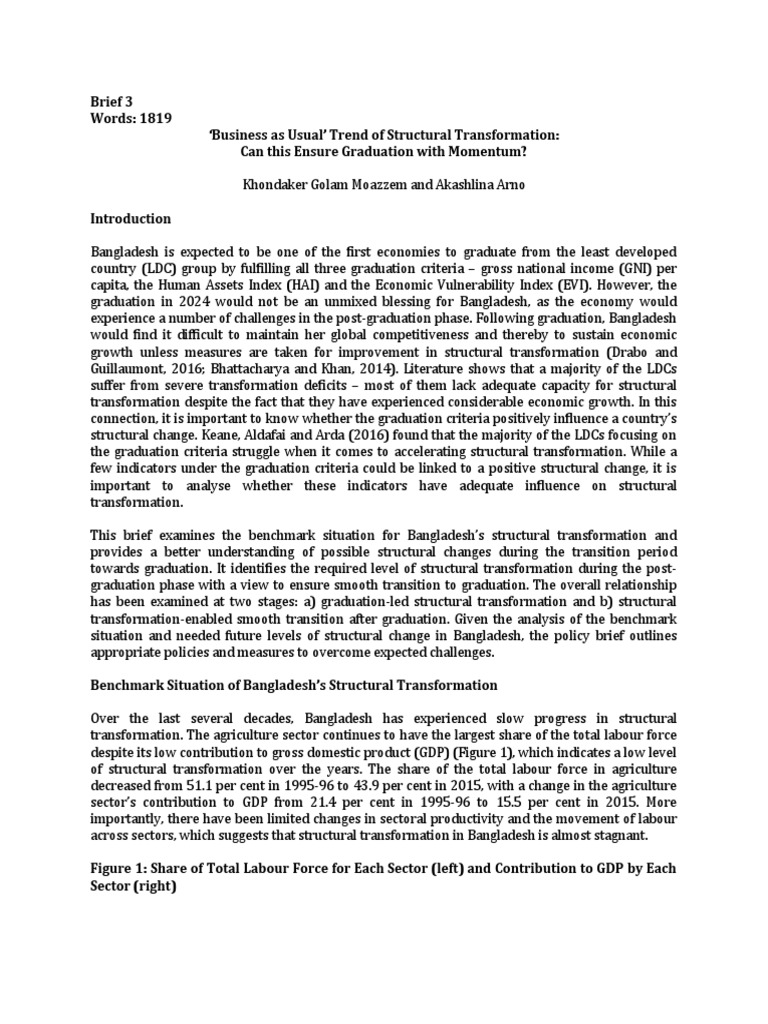 CPD Policy Brief-3-Business As Usual - Trend of Structural ... CPD Policy Brief-3-Business As Usual - Trend of Structural ...