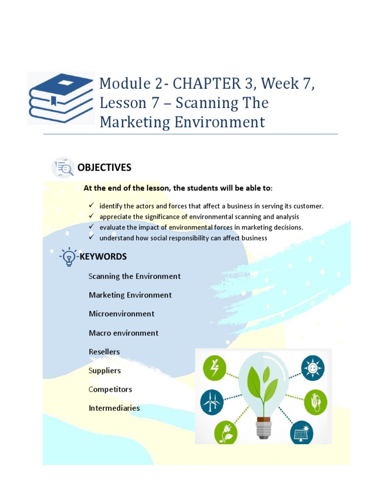 Chapter 7-Marketing Environment | PDF | Marketing | Economies