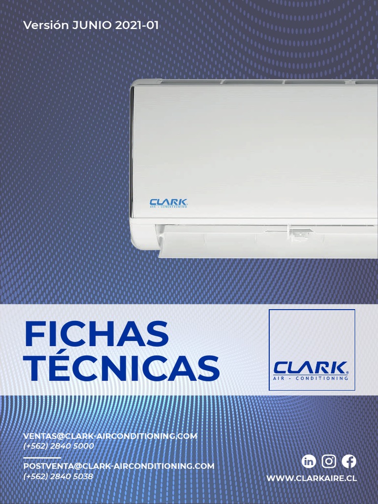 CLARK - Fichas - Tecnicas - 2021 JUN SPLIT INVERTER | Descargar gratis ...