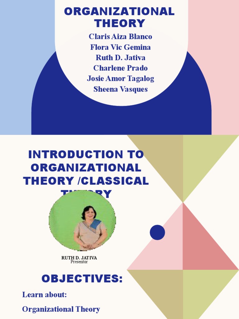 Organizational Theory PPT (Final) | PDF | Economics | Leadership