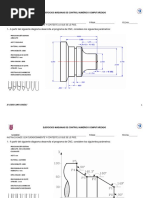 Ejercicios de Programas CNC | PDF | Control numerico | Metalurgia