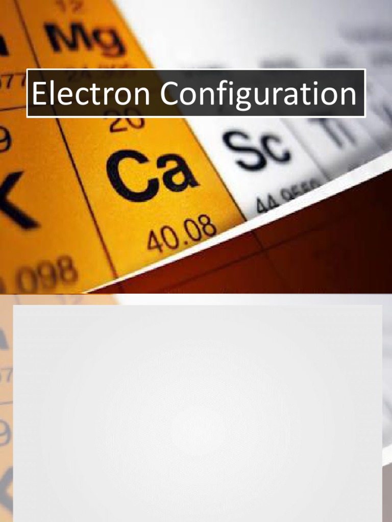 Electronic Configuration | PDF