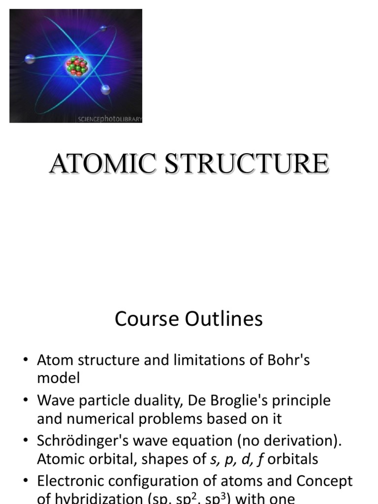 Chapter 1 Atomic Structures And Theory Final Pdf Electron