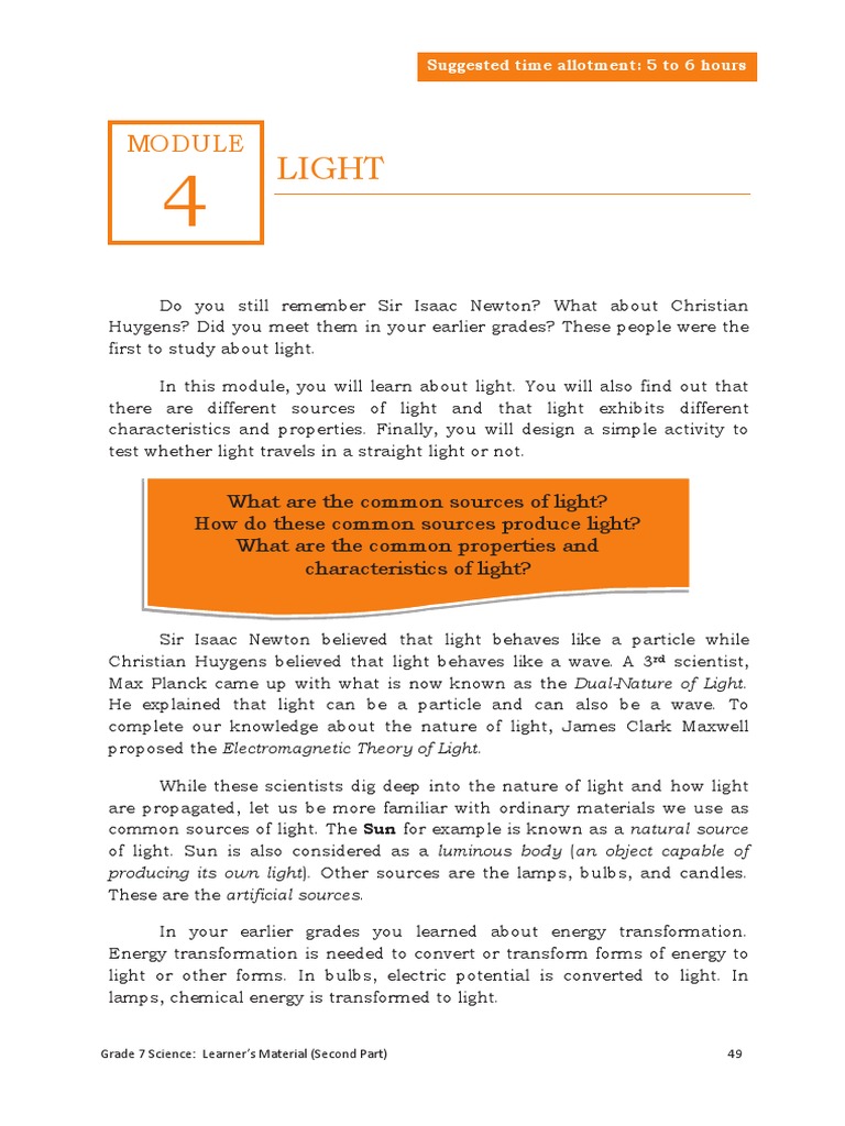Light Depedcsjdm | PDF | Electromagnetic Spectrum | Light