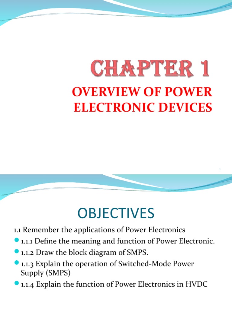 Chapter 1 | PDF | Power Supply | Power Inverter