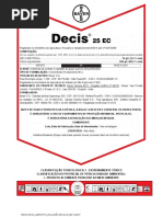 Decis® 25 EC: Inseticida para Reflorestamento | PDF