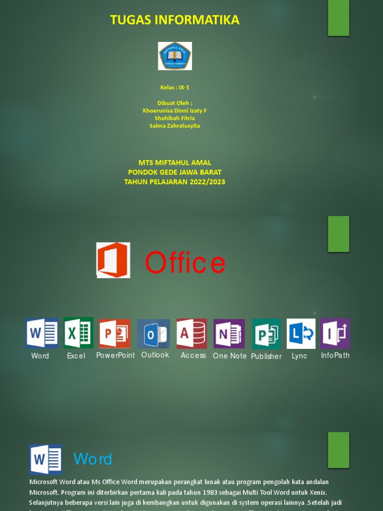 Tugas Informatika Office | PDF