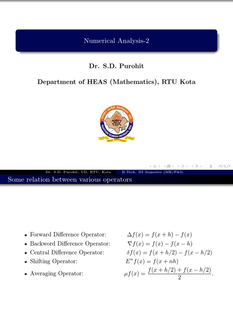 Numerical Analysis-2-1 | PDF | Polynomial | Mathematics