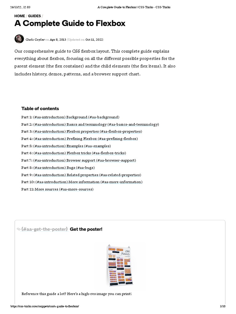 A Complete Guide To Flexbox - CSS-Tricks - CSS-Tricks | PDF | Software Engineering | Computing