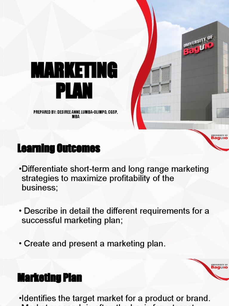 Comprehensive Marketing Plan Guide | PDF | Marketing | Marketing Strategy