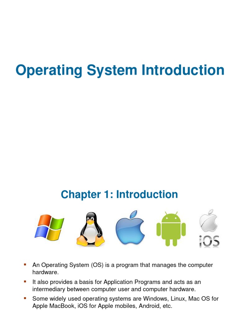 1 OS Introduction | PDF
