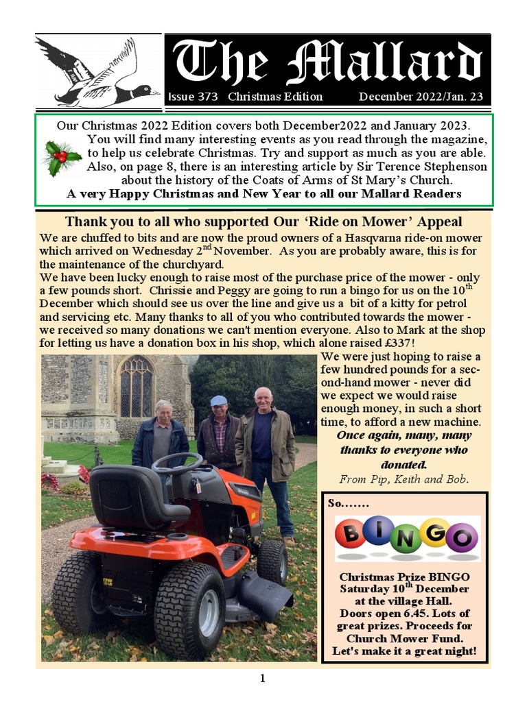"THE MALLARD" December - January 2023 | PDF