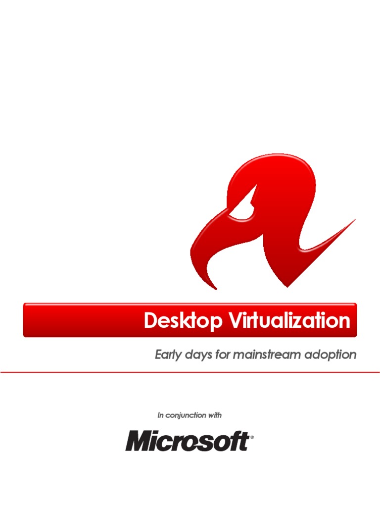 Desktop Virtualization | PDF | Desktop Virtualization | Virtualization