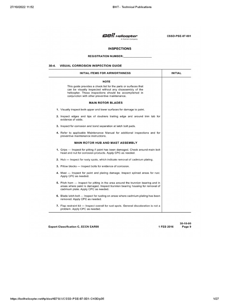 BHT - Technical Publications - Corrosion | PDF