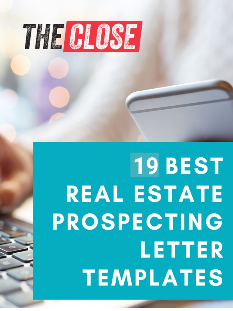 19 Best Real Estate Prospecting Letter Templates | PDF | Foreclosure ...