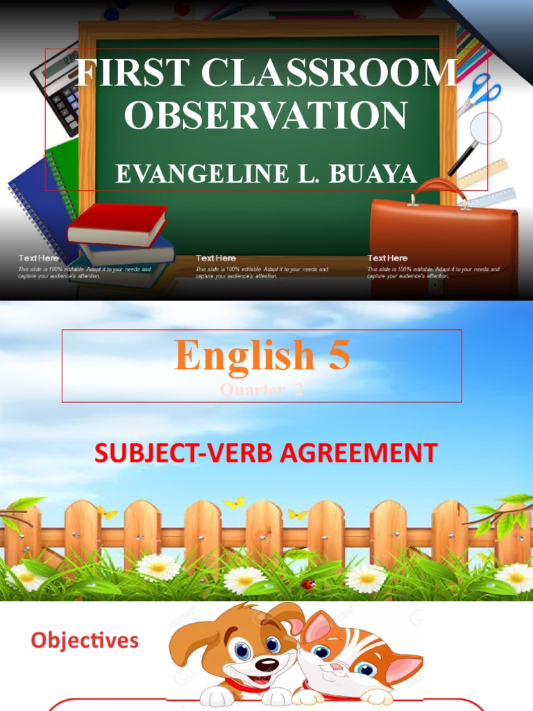 Subject-Verb Agreement Lesson Plan | PDF | Grammatical Number | Subject ...