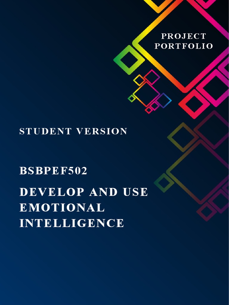 BSBPEF502 Project Portfolio | PDF | Evaluation | Stress (Biology)