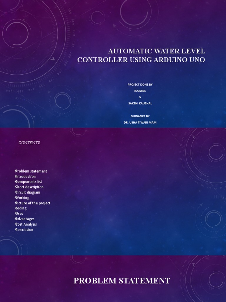 Automatic Water Level Controller Using Arduino Uno Pdf Computing 9900