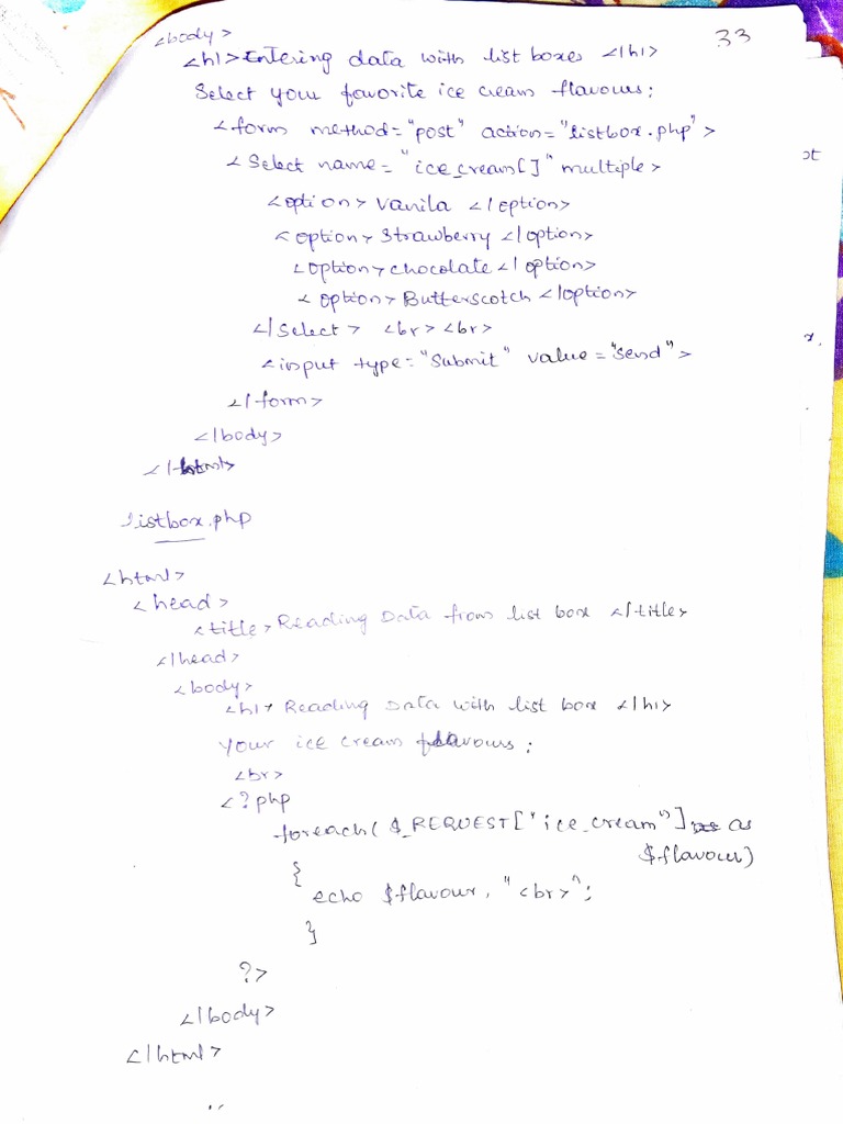 WT Unit I Part 2 | PDF | Sql | Data Management