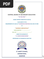 Class 12 CS Project | PDF | Sql | Databases