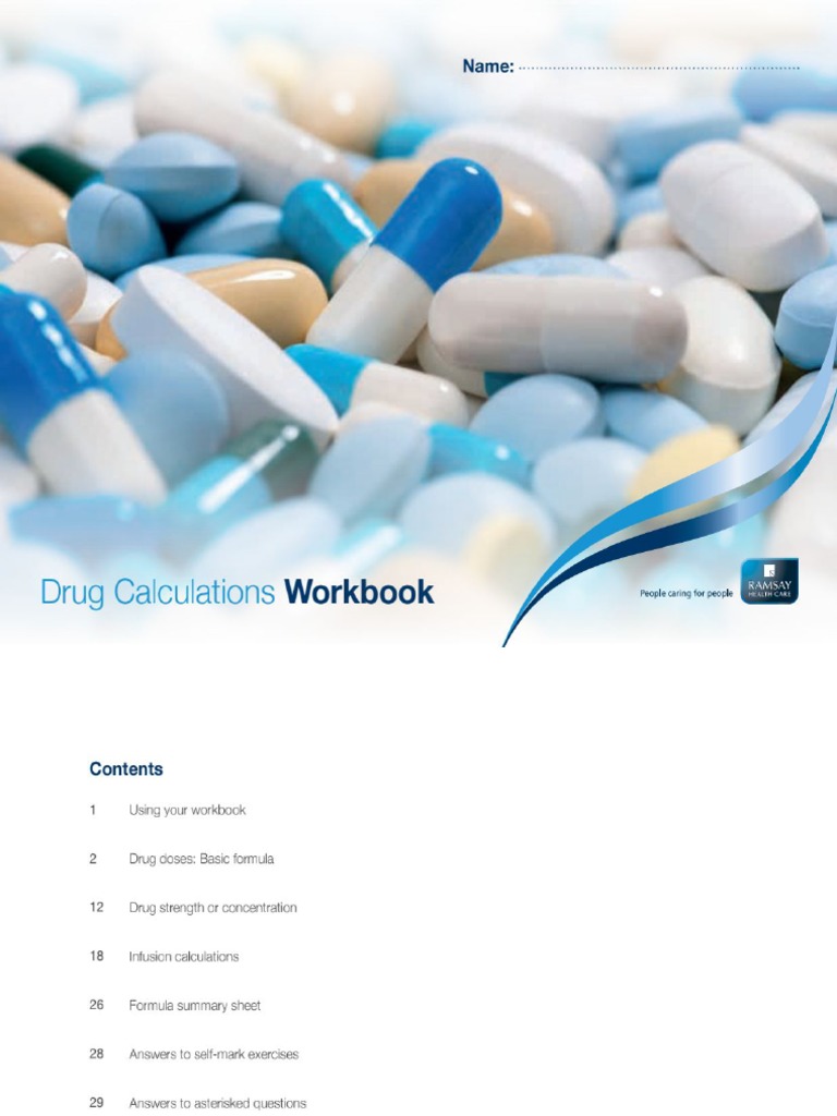 Drug Calculations Workbook - Hutalla | PDF