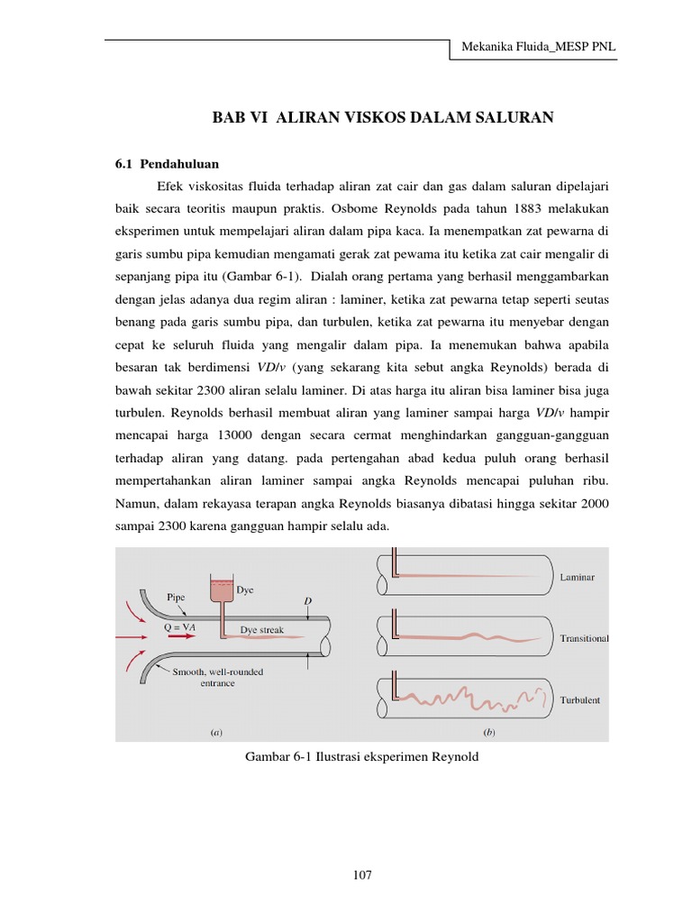 Bab 6. Aliran Viskos Dalam Saluran-18-30 | PDF | Ilmu Sosial