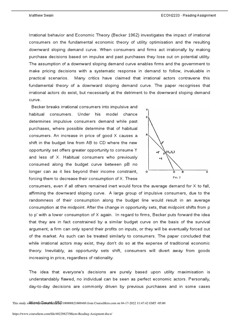 Micro Reading Assigment | PDF