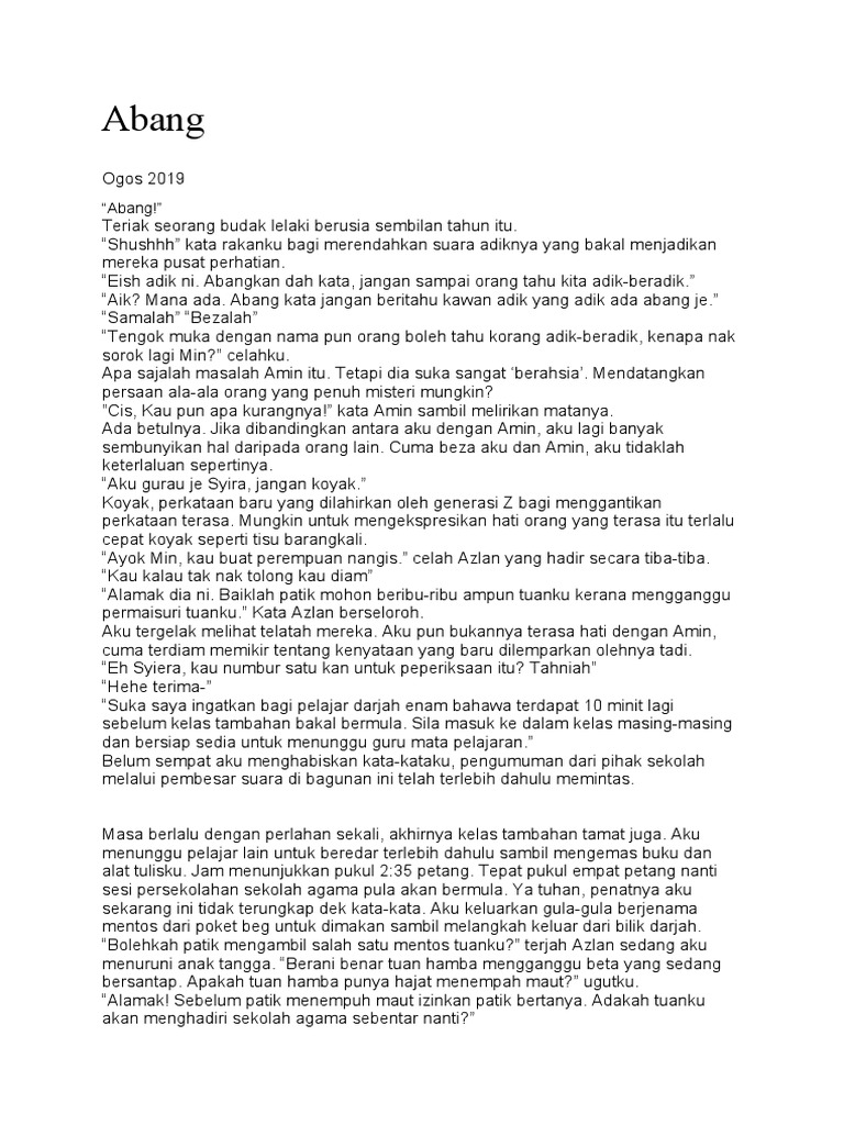 Abang | PDF