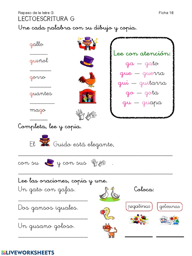 Ga Go Gu Gue Gui | PDF