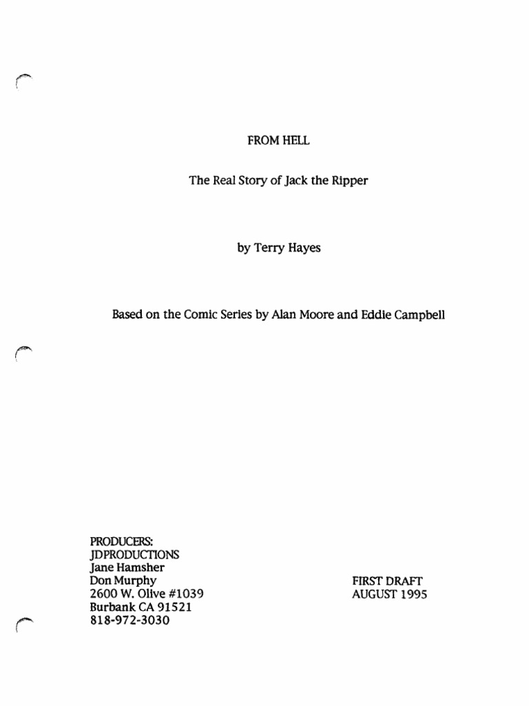 From Hell | PDF