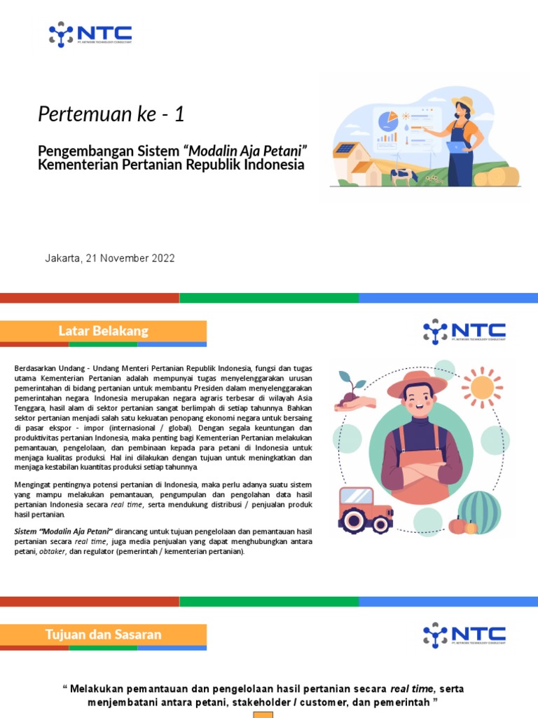 Sistem Informasi Pertanian - Kementrian Pertanian | PDF