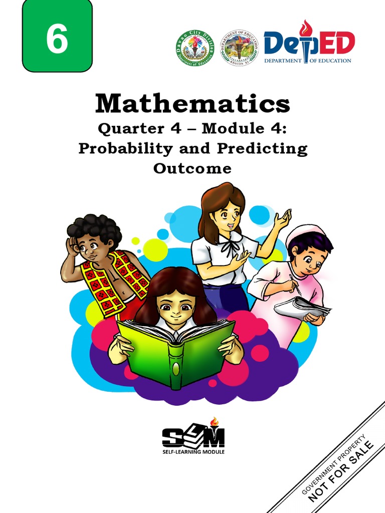 Q4 Mathematics 6 Module 4 | PDF | Learning | Probability