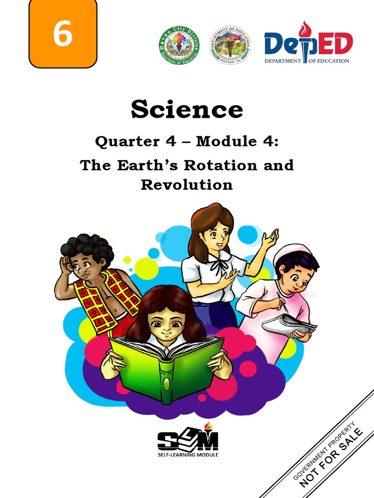 Q4 Science 6 - Module 4 | PDF | Rotation | Earth Q4 Science 6 - Module 4 | PDF | Rotation | Earth