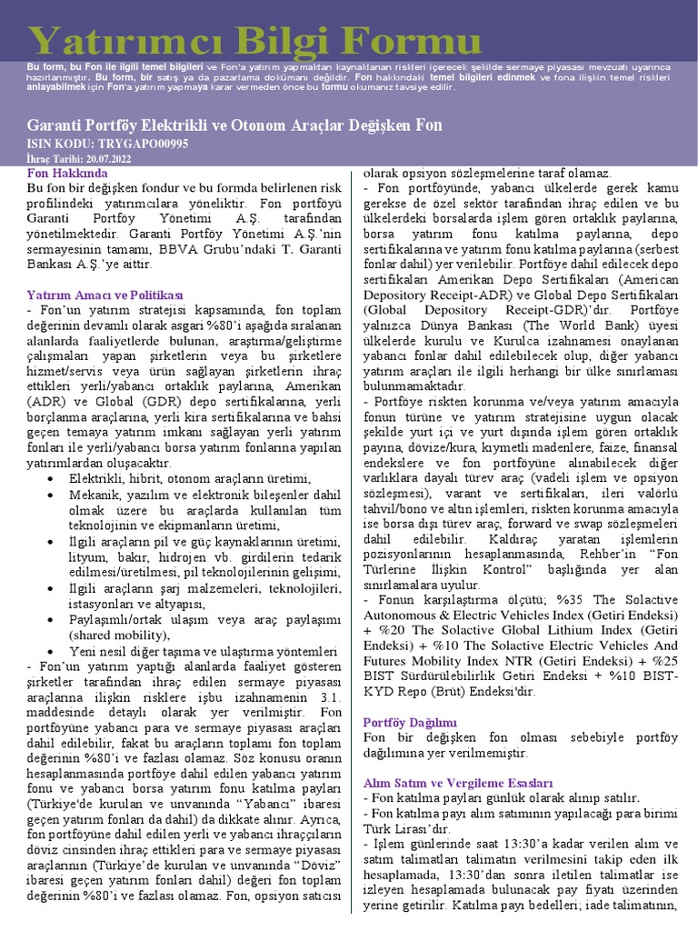 Gva Yat Bilgi 20220718 | PDF