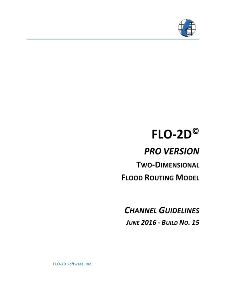 FLO-2D Channel Guidelines | PDF