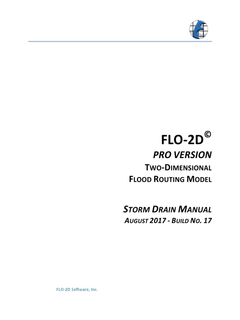 FLO-2D Storm Drain Manual - Build 17 | PDF | Environmental Science ...