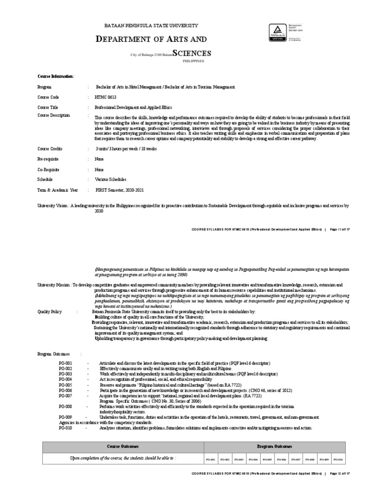 Prof Development and Applied Ethics 2 | PDF