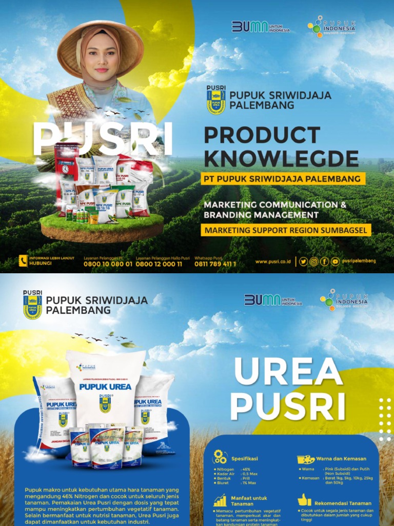 PRODUCT KNOWLEDGE PT Pusri Palembang | PDF
