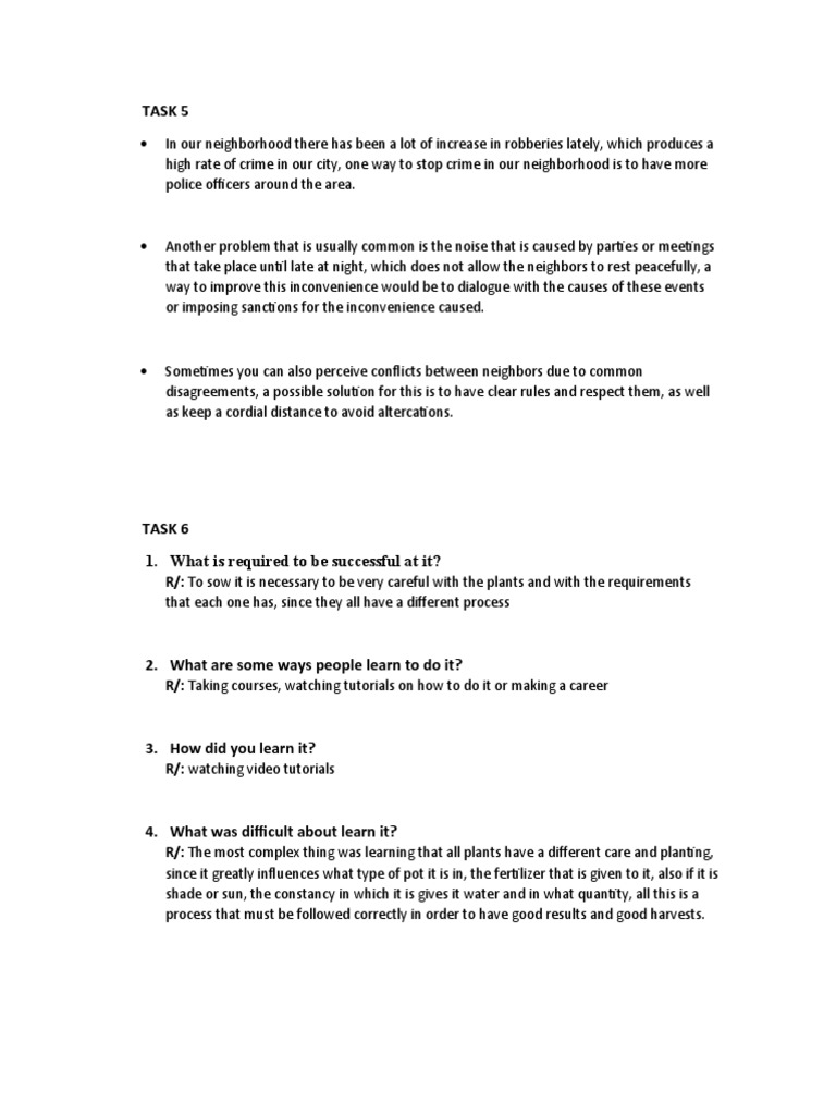 Task 5-8 Interchange 3 | PDF