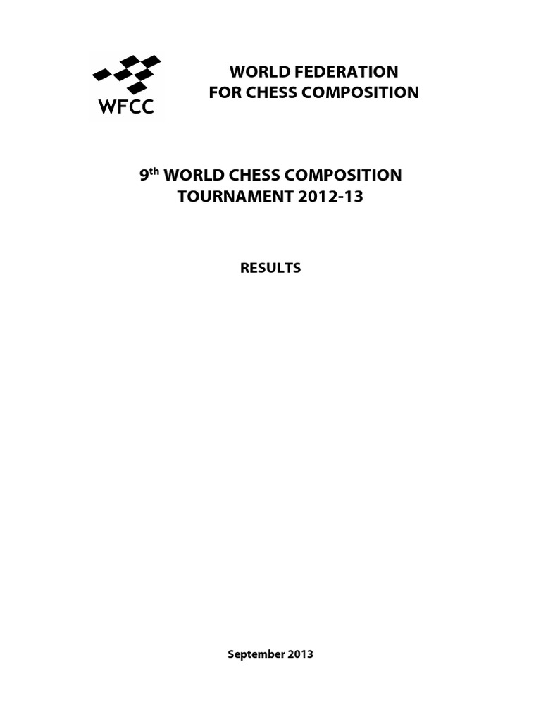 WCCT 9th Booklet | PDF | Sports | Game Theory
