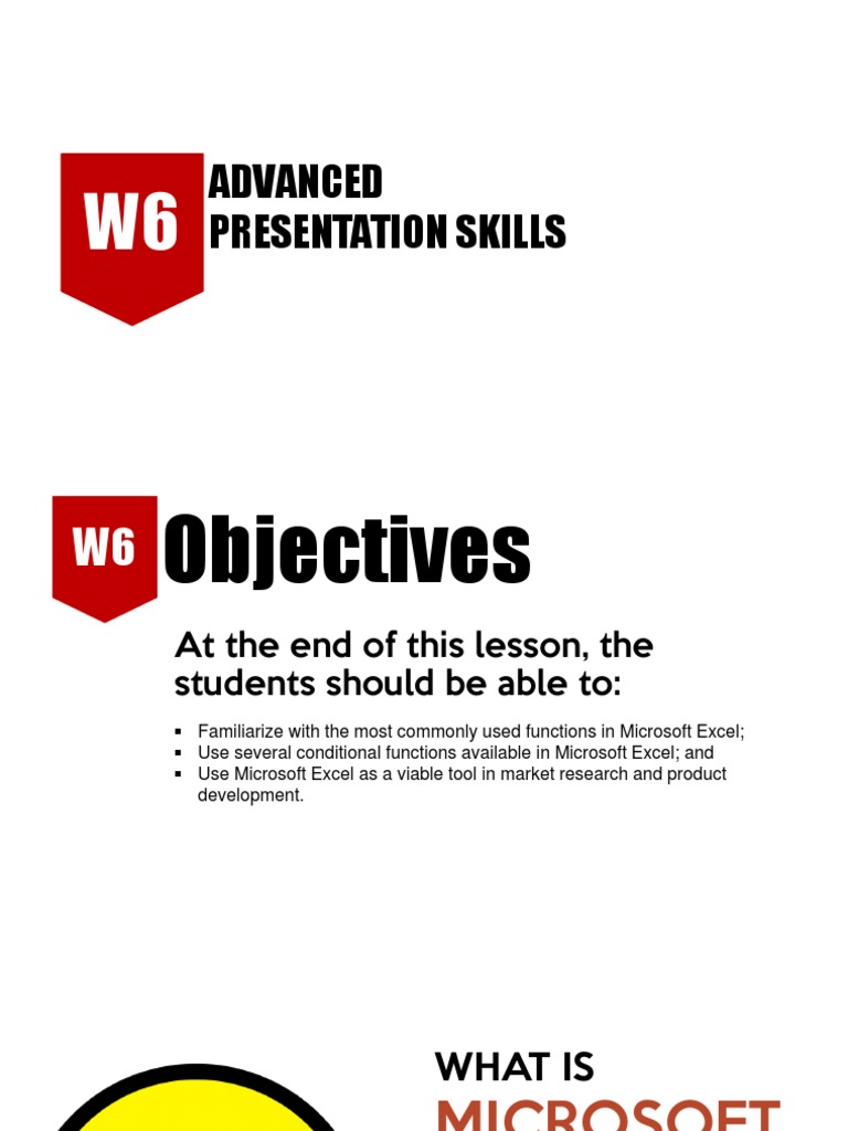 w6 PPT | PDF | Microsoft Power Point | Software